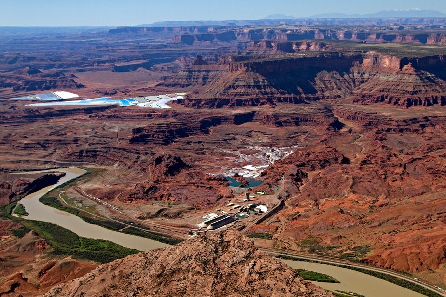 Potash Mine Near Moab, Utah - NASA Science