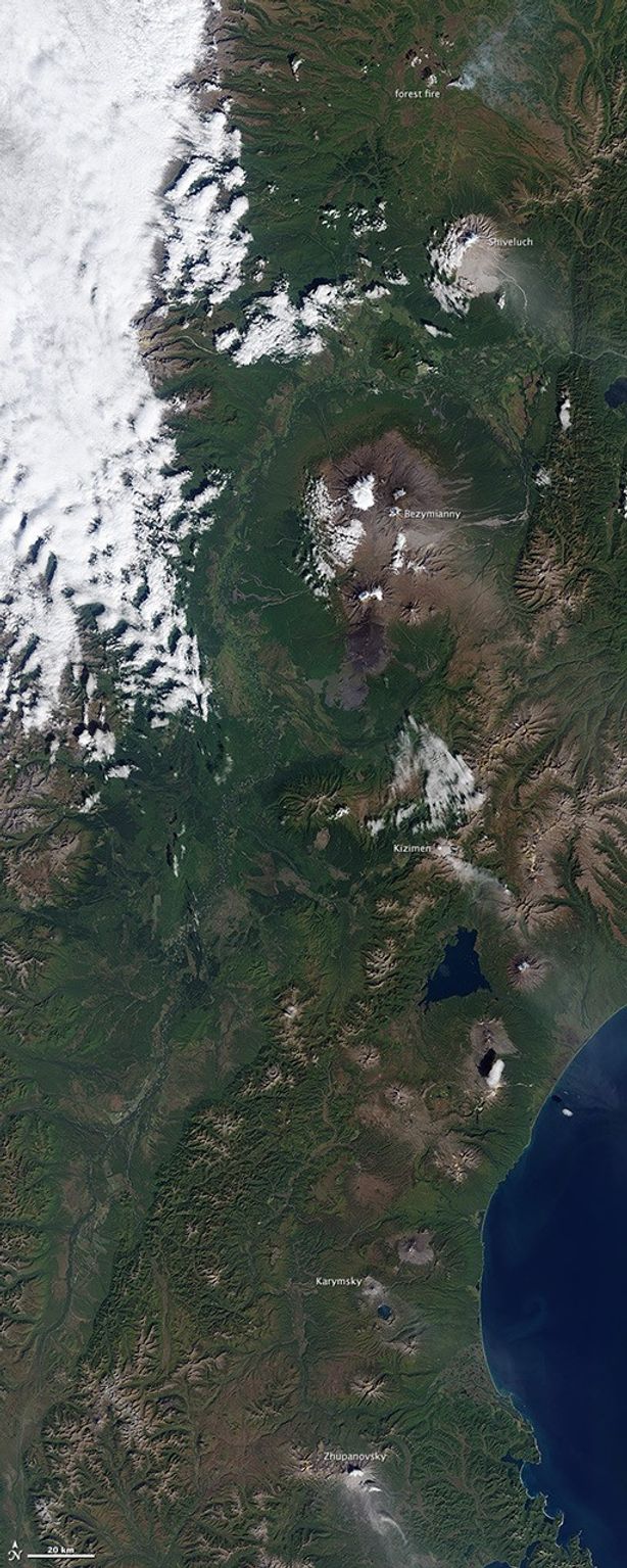 Volcanoes of Kamchatka - NASA Science