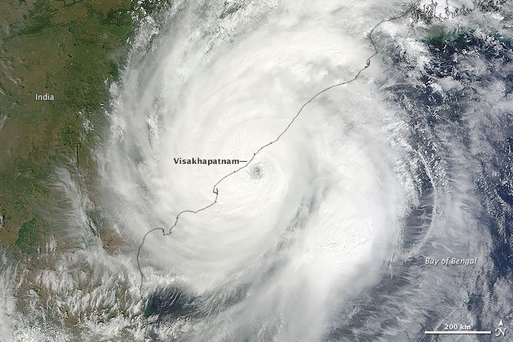 cyclone hudhud case study
