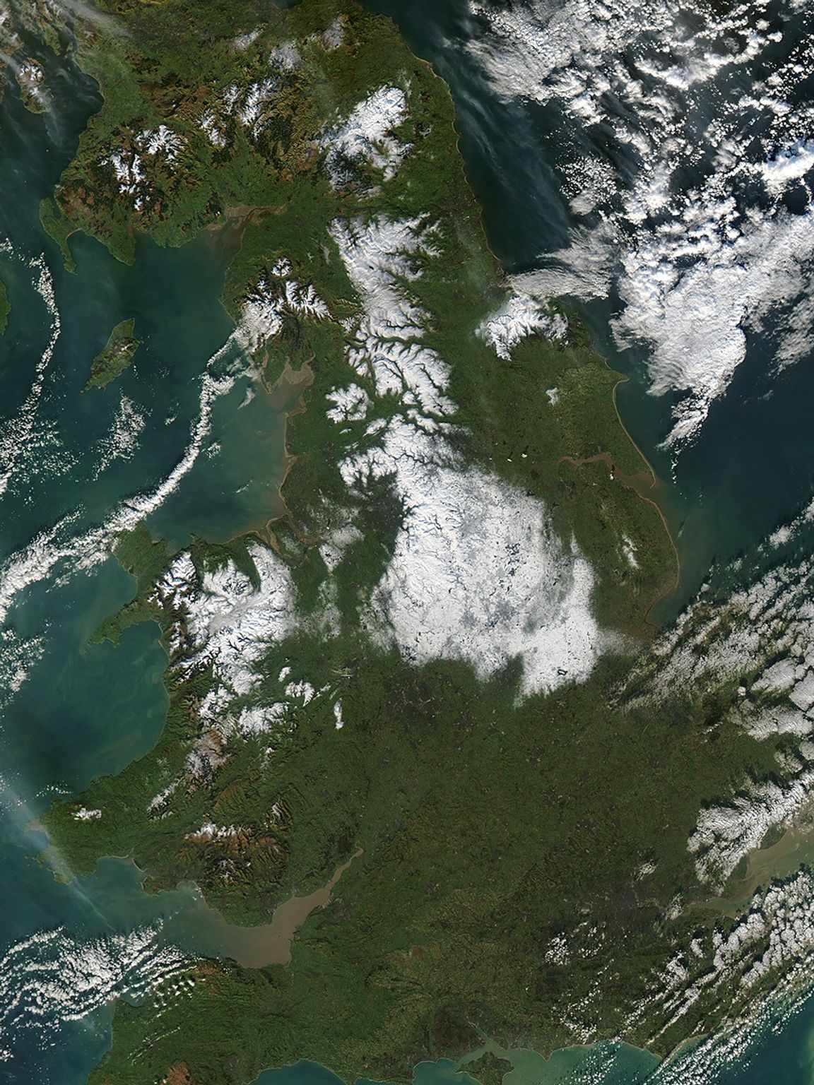 Snow in Great Britain - NASA Science