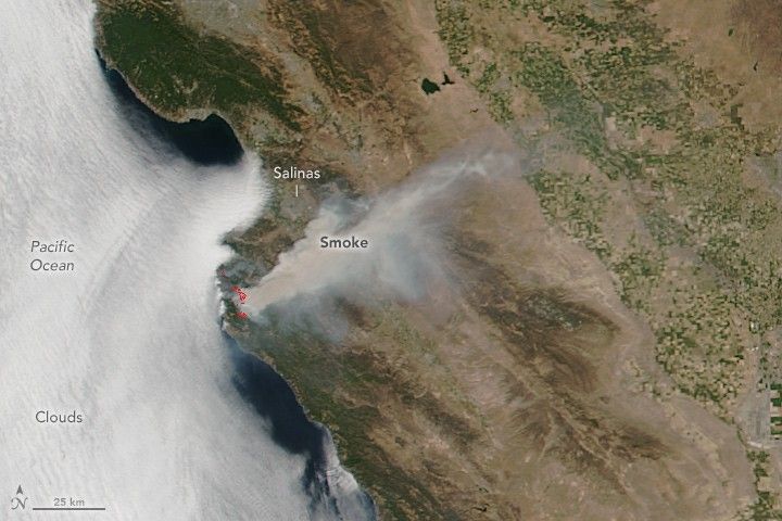 Soberanes Fire, California - NASA Science