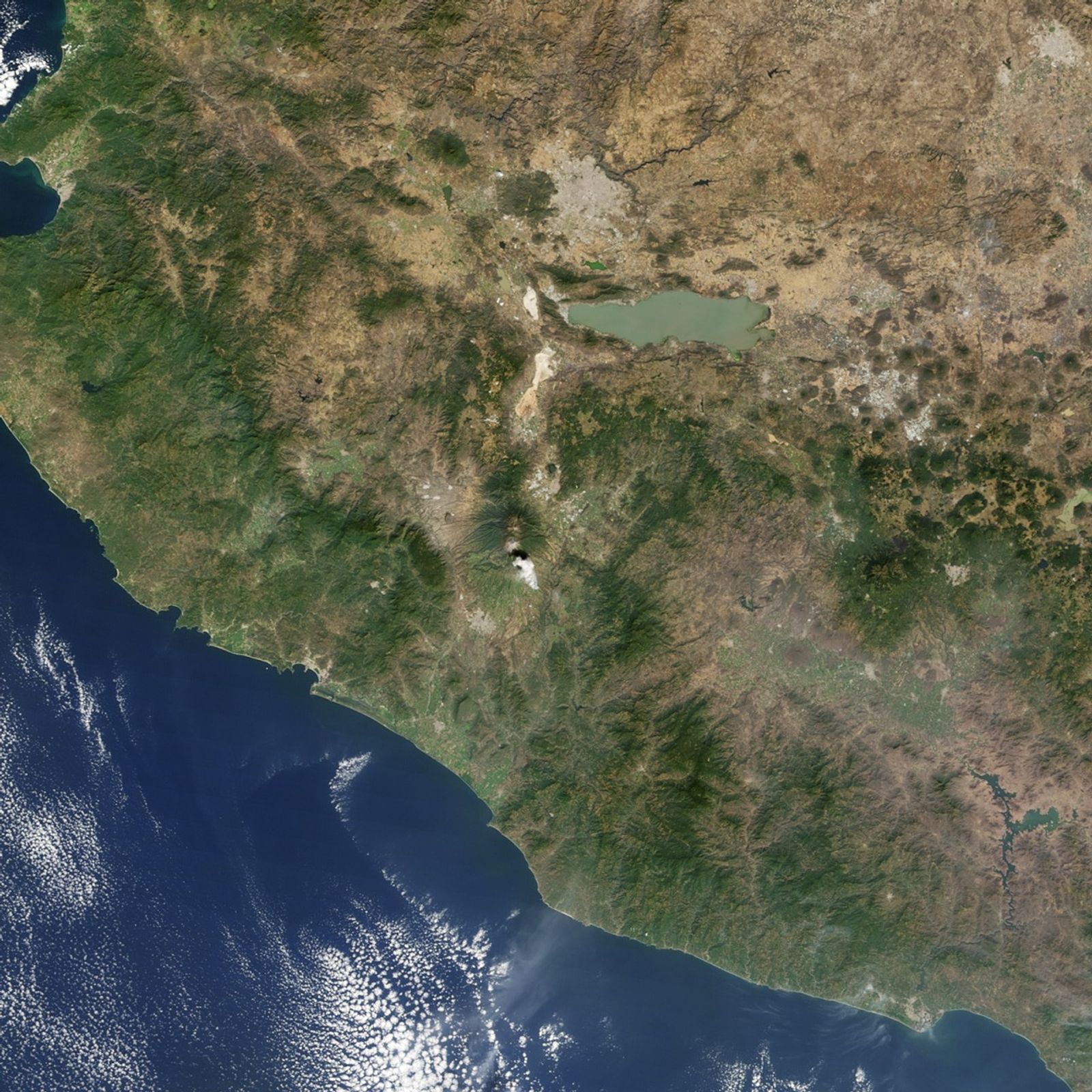 Active Mexican Volcano Erupts into New Year - NASA Science