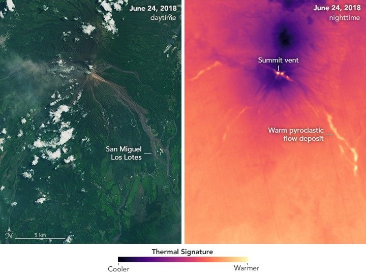 pyroclastic surge temperature