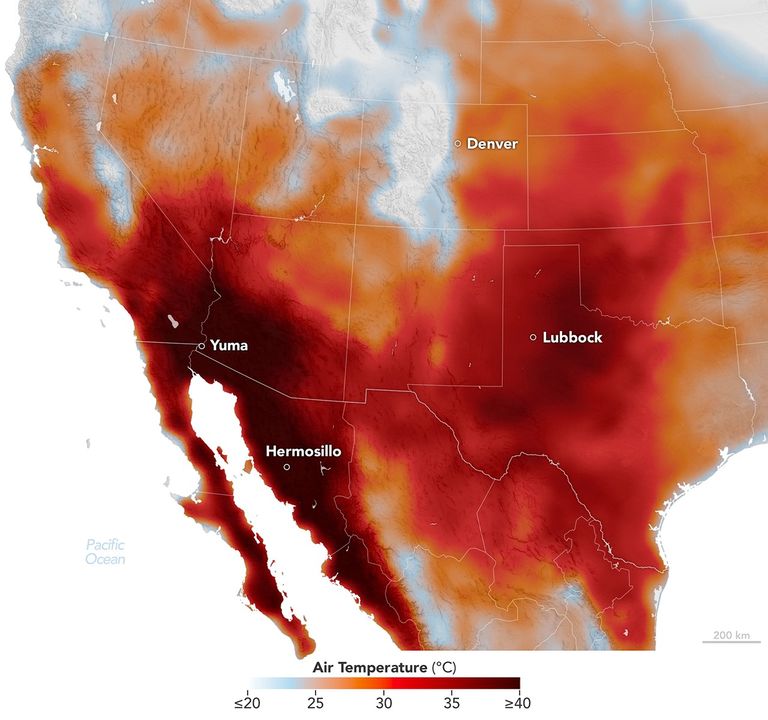 A Hot Start to Spring in the Southwest - NASA Science