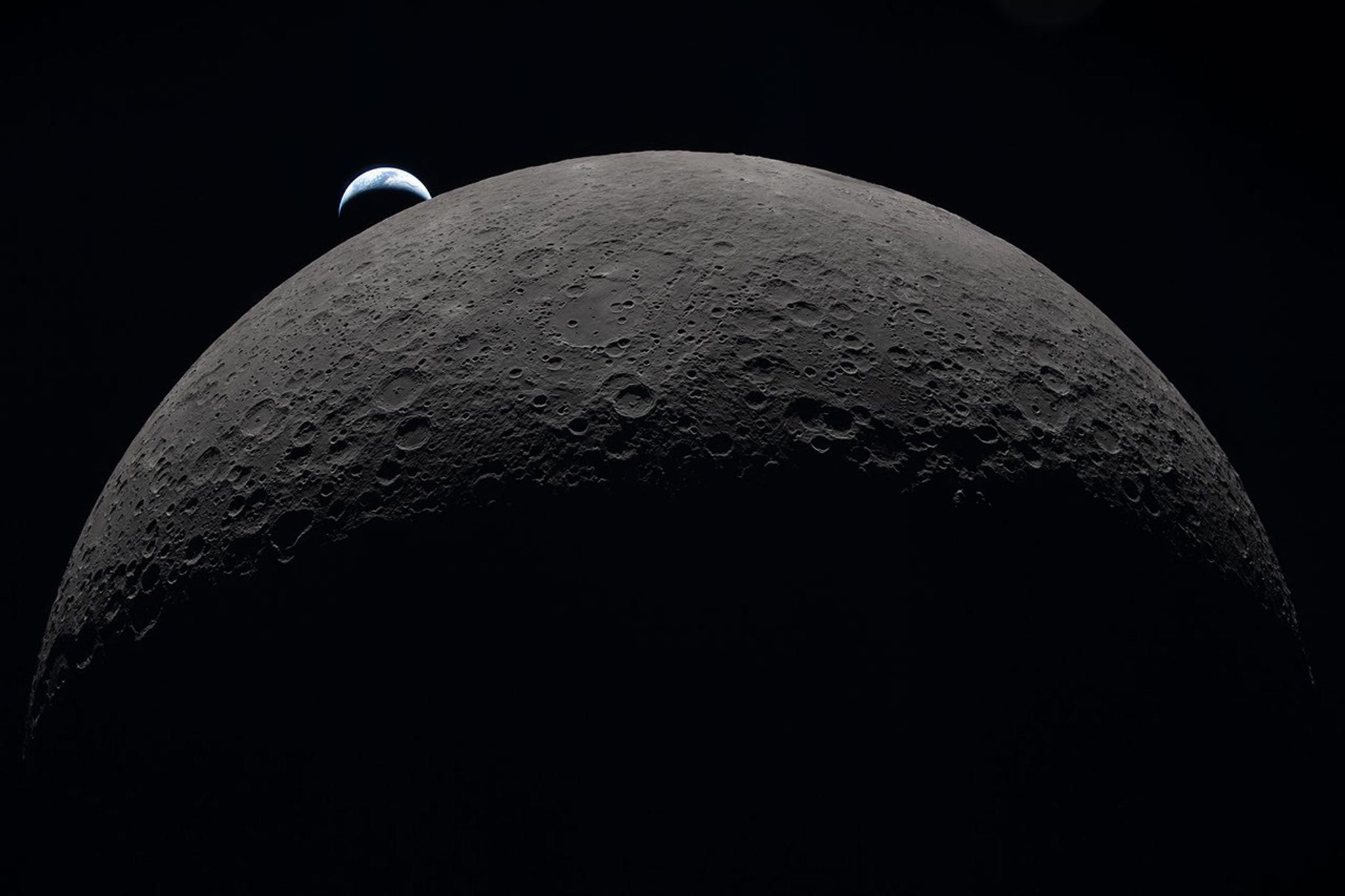 Earthset From the Lunar Far Side - VibeWire Magazine