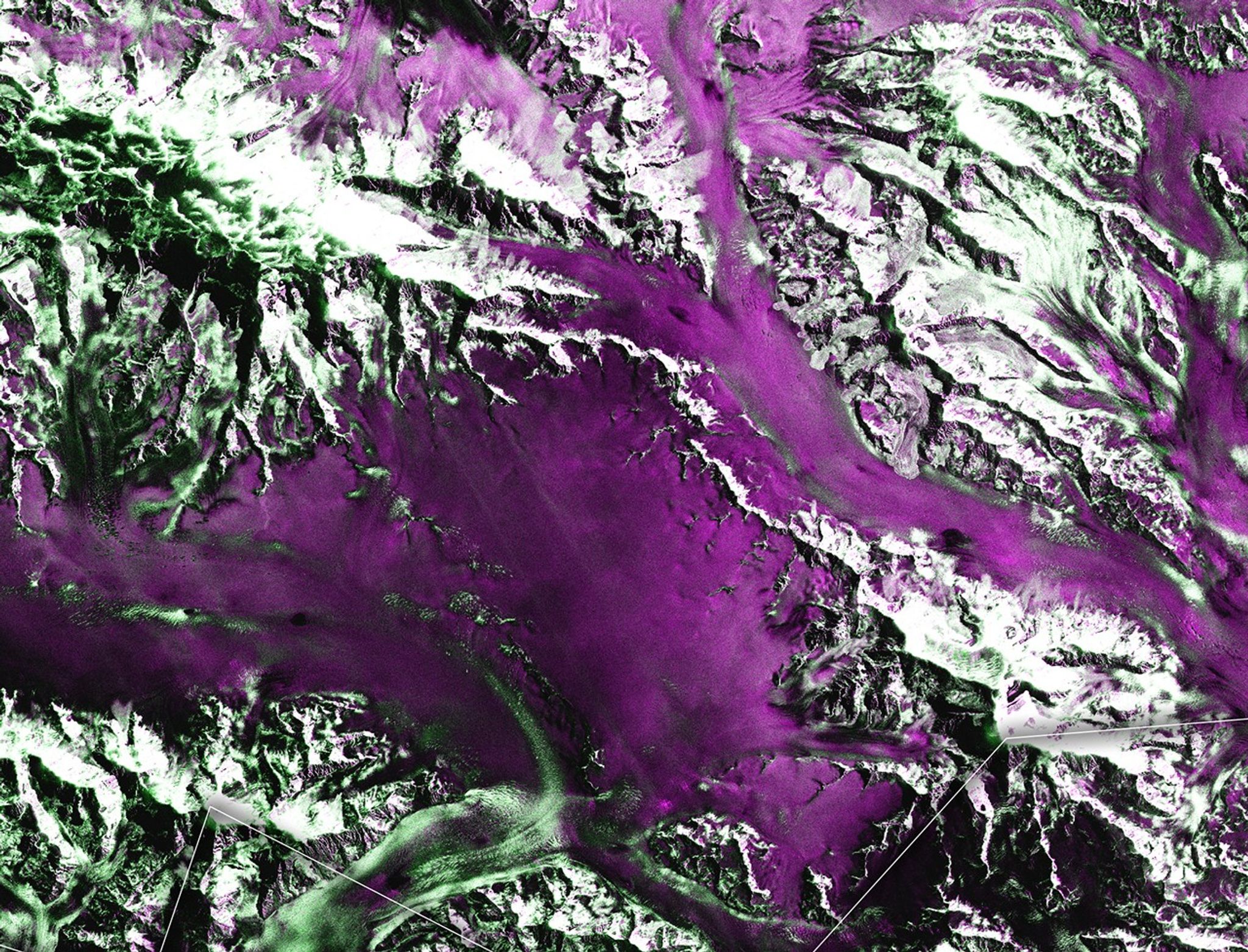 Landslide and Avalanche Debris Litter Hubbard Glacier - NASA Science