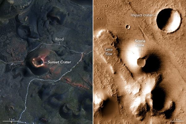 Scoria Cones on Earth and Mars - NASA Science
