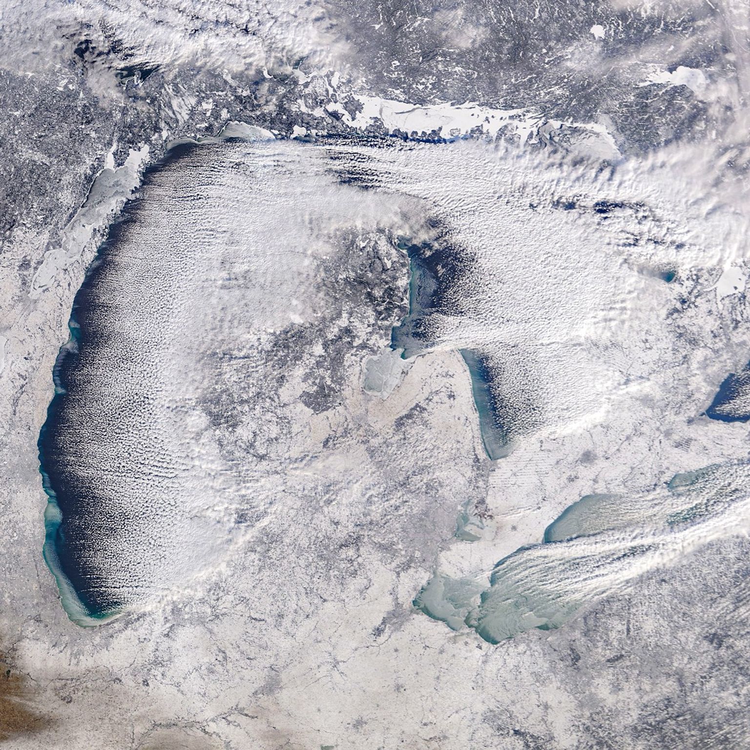 Winter Grips the Michigan Mitten - NASA Science