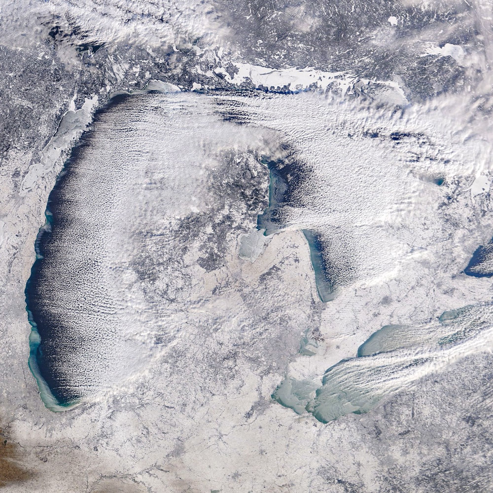 Winter Grips the Michigan Mitten - NASA Science