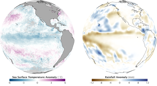 World of Change: El Niño, La Niña, and Rainfall - NASA Science