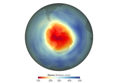 World of Change: Antarctic Ozone Hole - NASA Science