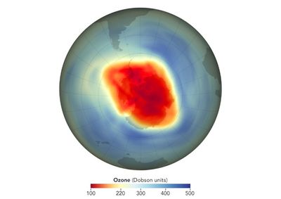 World of Change: Antarctic Ozone Hole - NASA Science