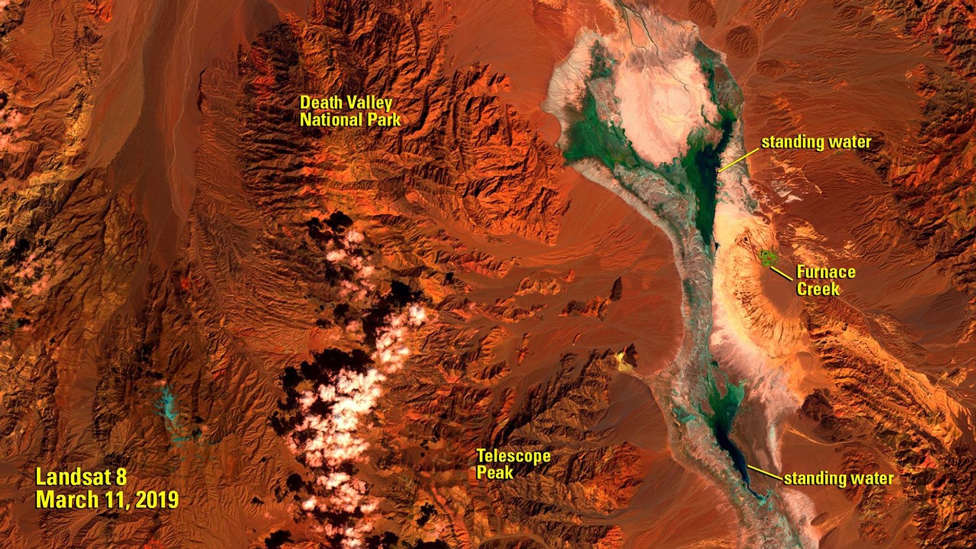 Rain in Death Valley, California - NASA Science