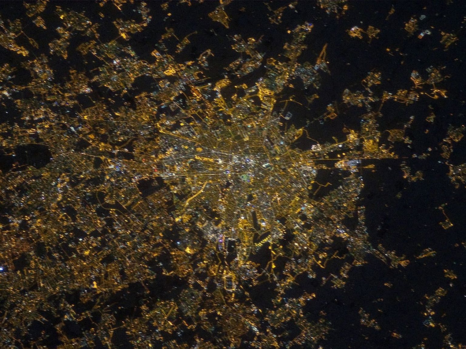 Light pollution, Milan - NASA Science