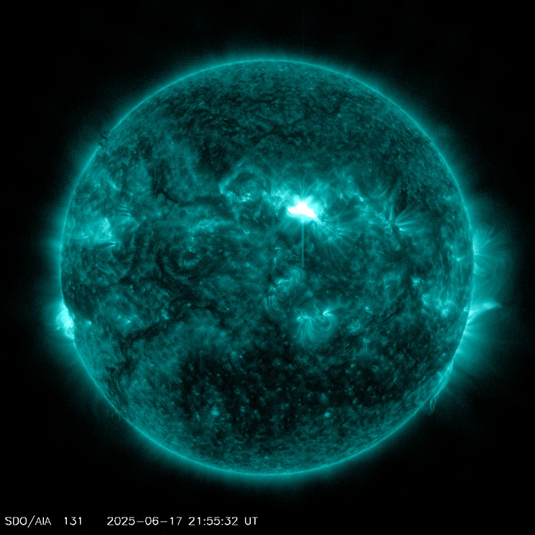 Sun Releases Strong Flare - NASA Science