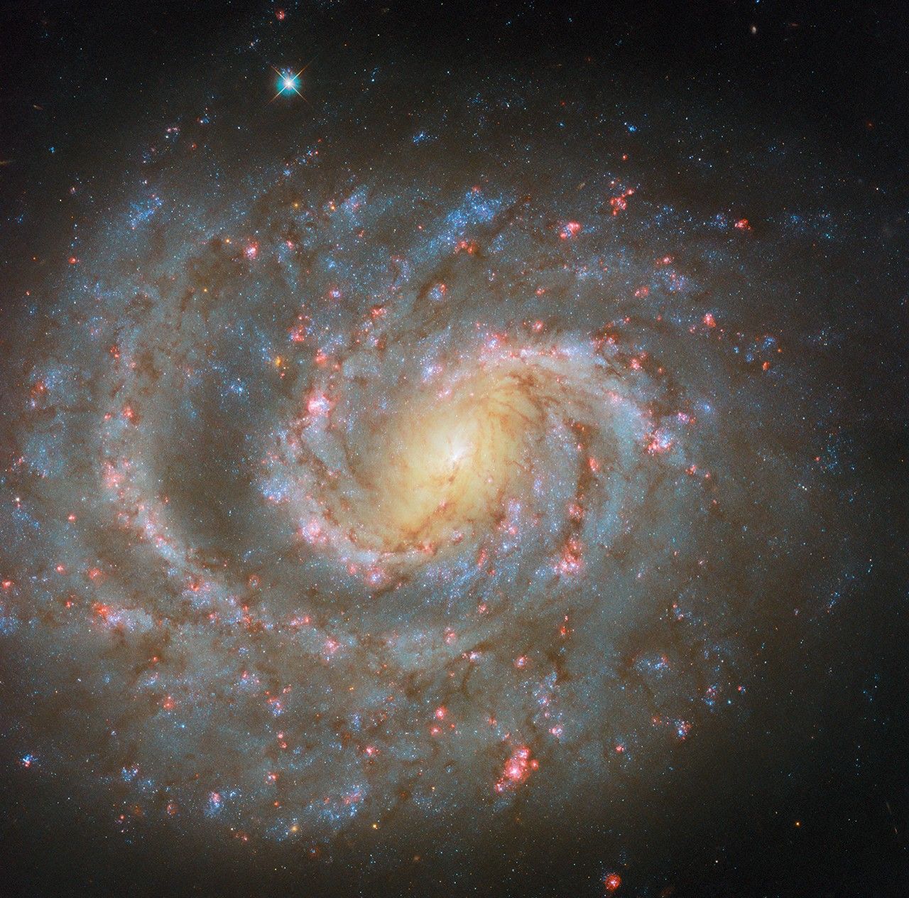 Hubble Spots a Spiral in the Celestial River - NASA Science
