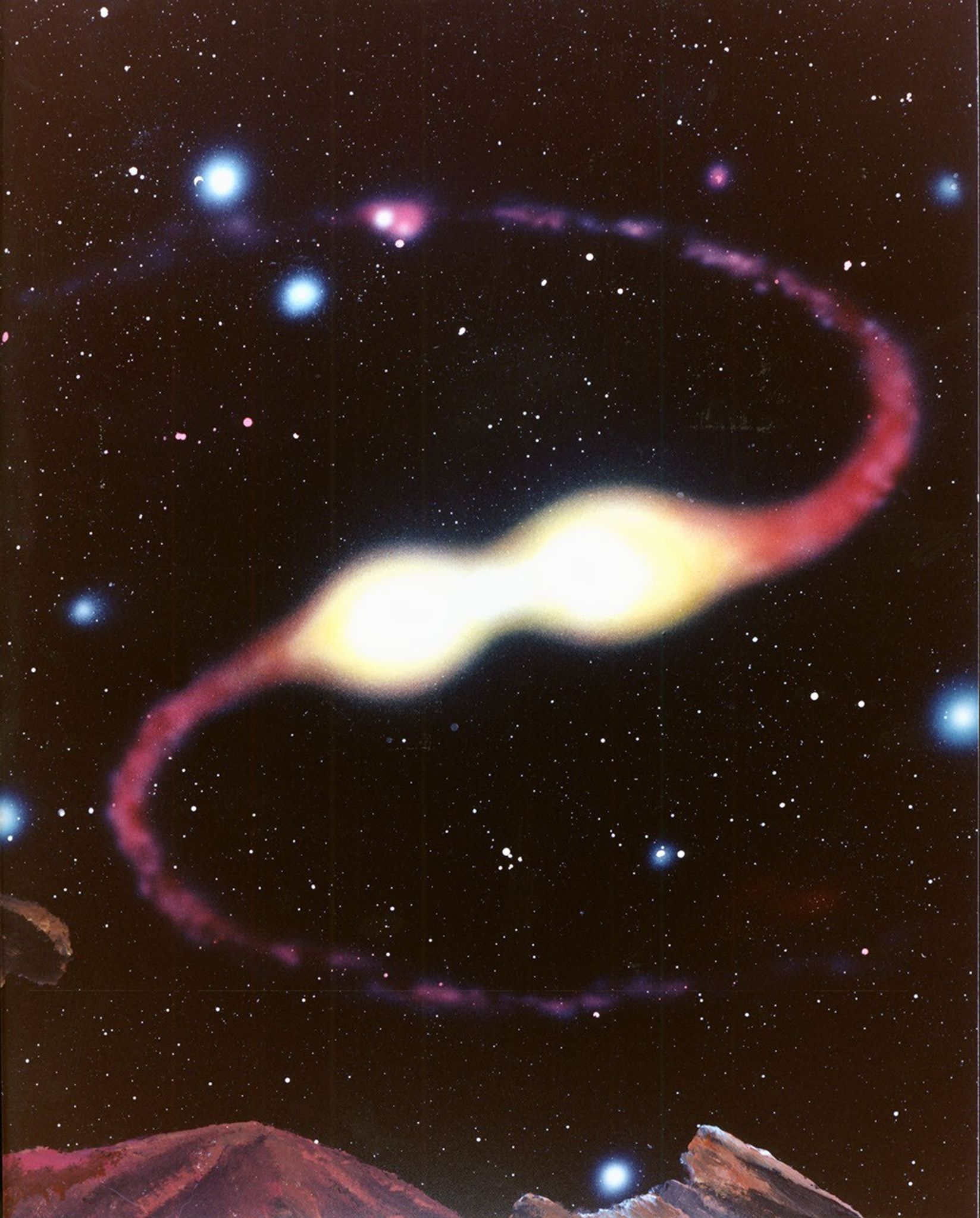 Hubble Finds Evidence of Stellar Close Encounters: Bright Blue Stars ...