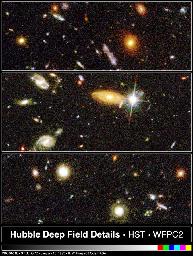Hubble Deep Field Image at Full Resolution - NASA Science