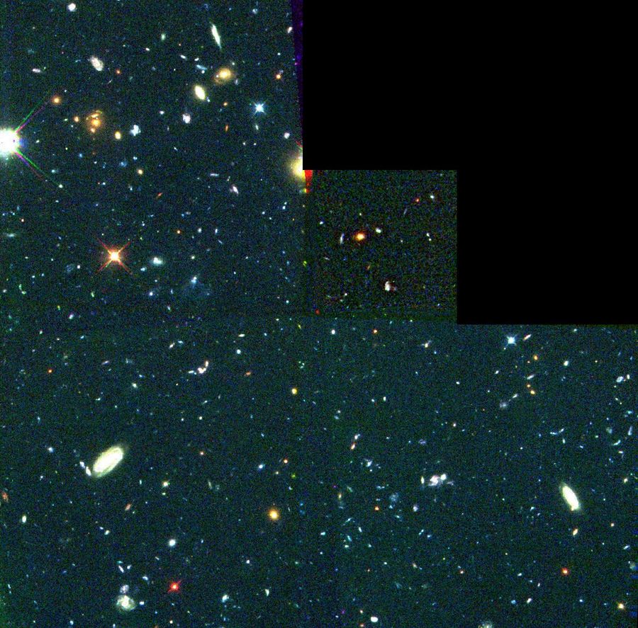 View of Distant, Faint Galaxies Reveals Young Galaxy Building Blocks ...