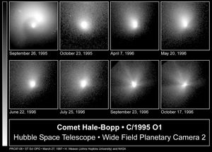 Hubble Images of Comet Hale-Bopp - NASA Science