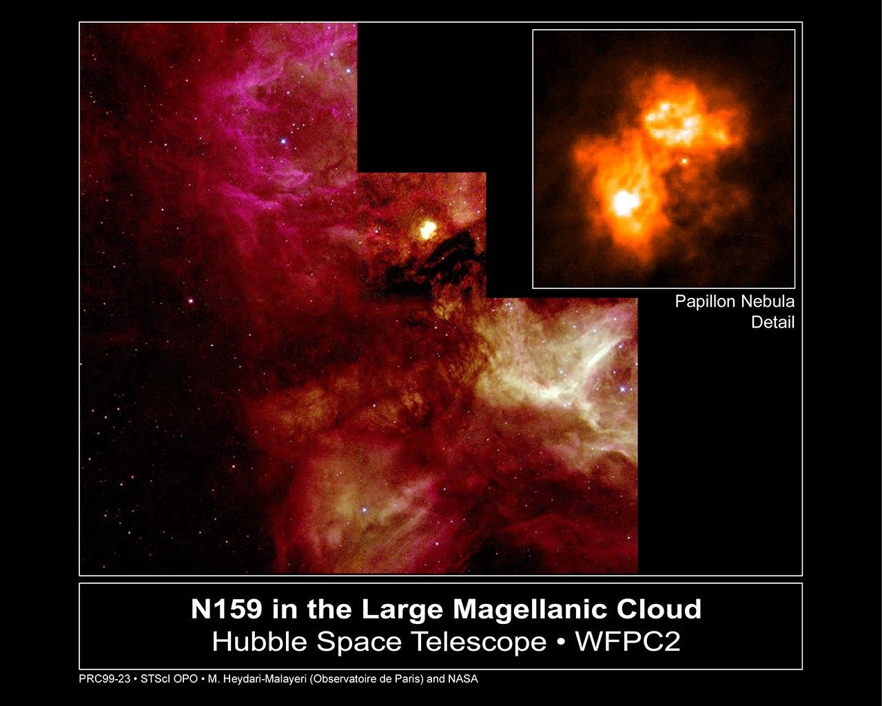 A Butterfly-Shaped "Papillon" Nebula Yields Secrets of Massive Star ...