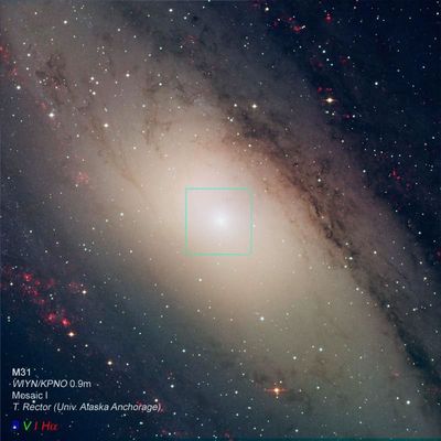 The Core of the Andromeda Galaxy (M31) - NASA Science