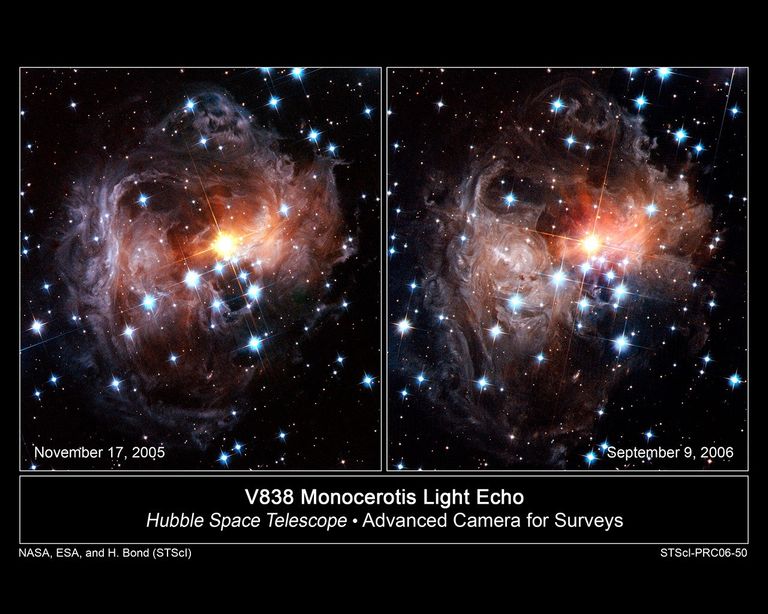 V838 Monocerotis Dissolve Sequence of Epochs - NASA Science