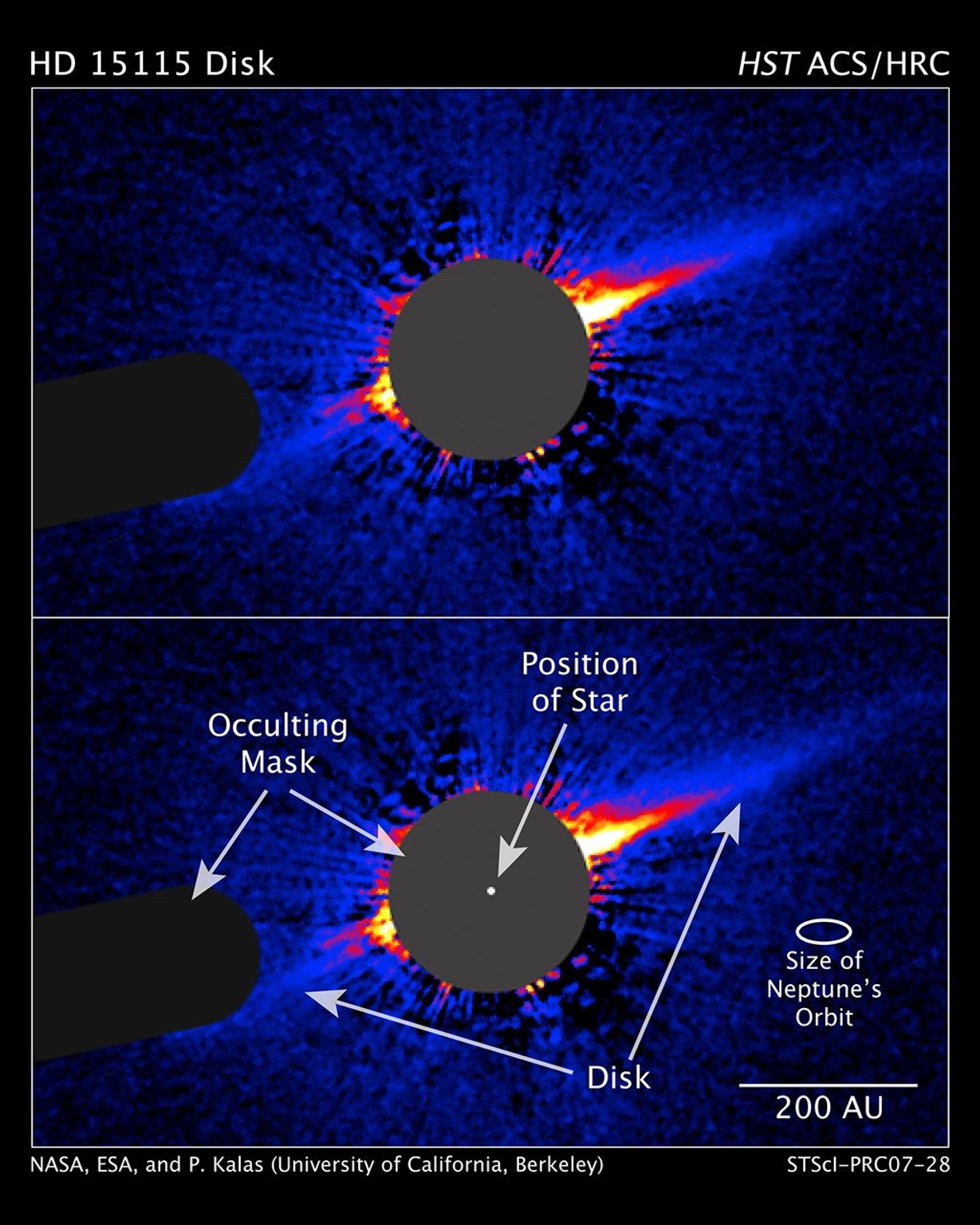 Hubble Reveals Lopsided Debris Disk Around Star - NASA Science