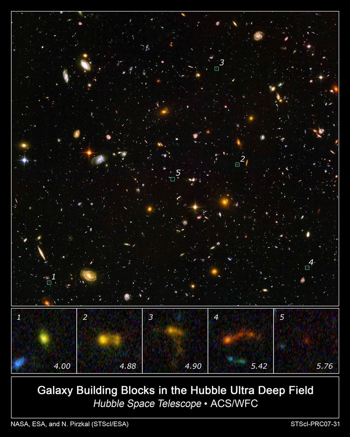 Hubble Building Blocks Galaxy at Redshift 4.00 - NASA Science