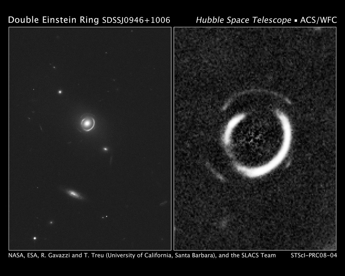 Gravitational Lens System SDSSJ0946+1006 (Double Einstein Ring) - NASA ...