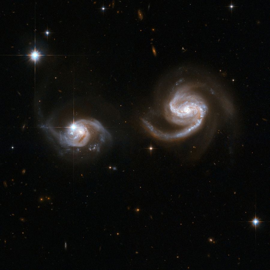 Hubble Interacting Galaxy NGC 6050 - NASA Science