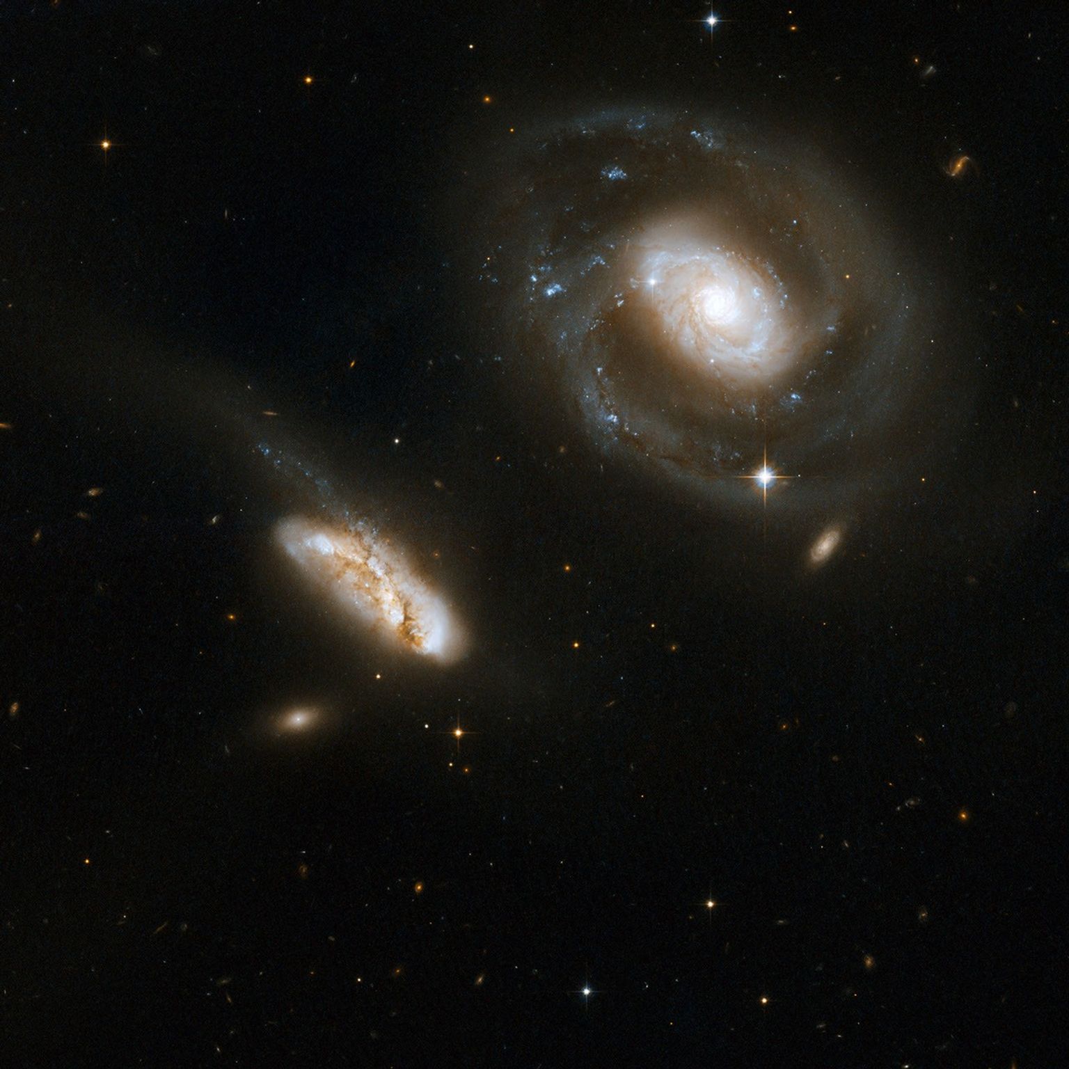 Hubble Interacting Galaxy NGC 6050 - NASA Science
