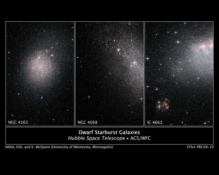 Hubble Spies a Frenzy of Star Birth in Dwarf Galaxies - NASA Science