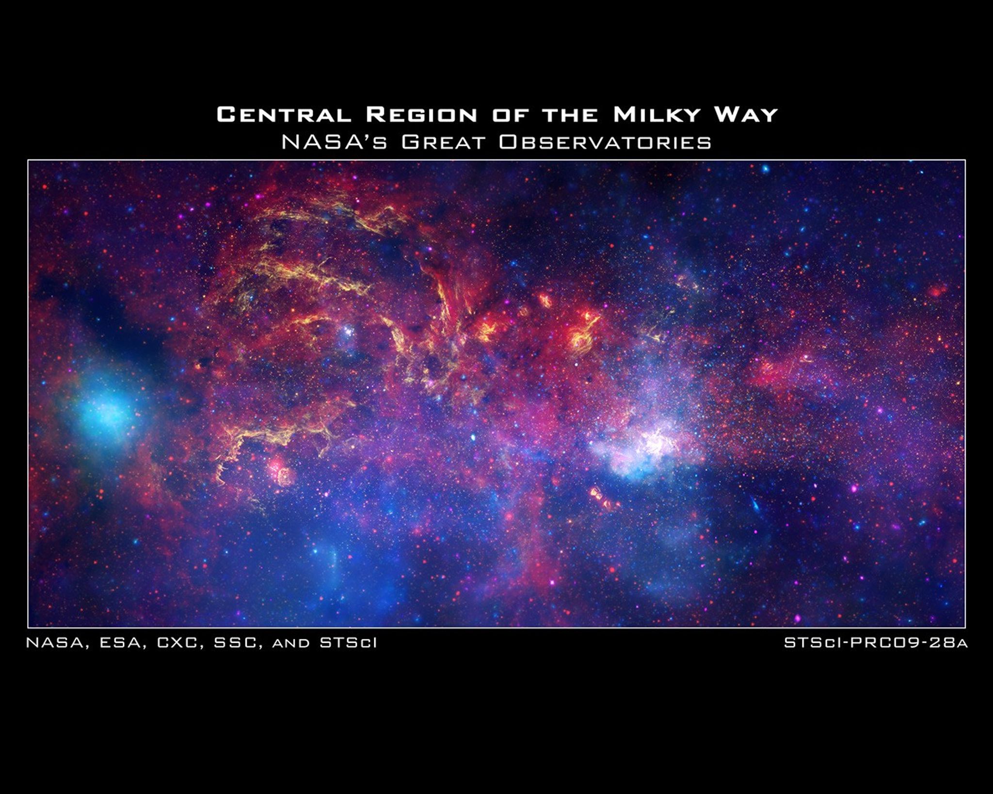 NASA's Great Observatories Examine the Galactic Center Region - NASA ...