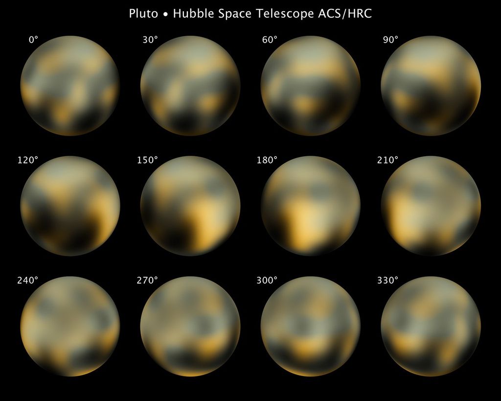 Pluto - HST - 270° Longitude - NASA Science