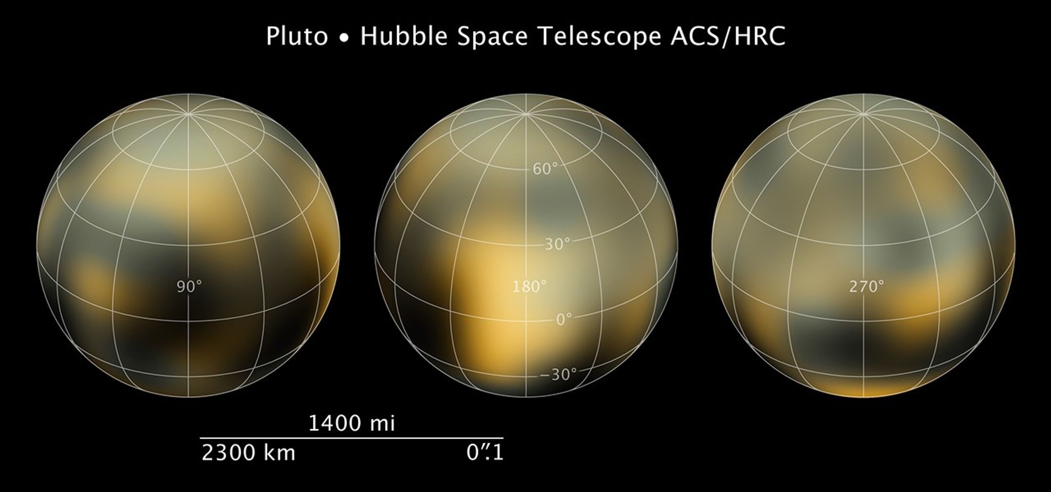 Hubble's Full Photomap of Pluto - NASA Science