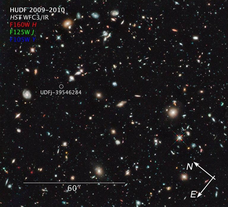 Hubble Ultra Deep Field 2009-2010 and UDFj-39546284 - NASA Science