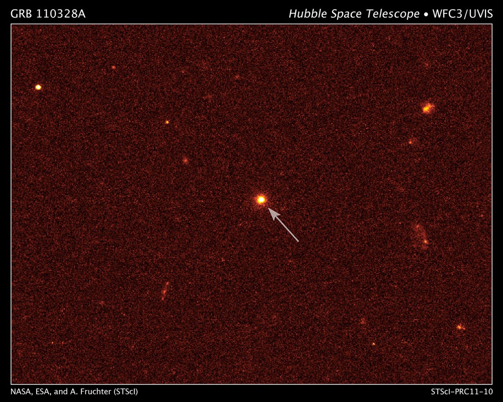 Chandra Image of GRB 110328A - NASA Science