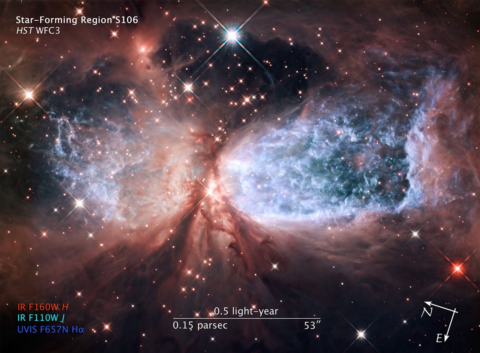 Hubble Serves Up a Holiday Snow Angel - NASA Science