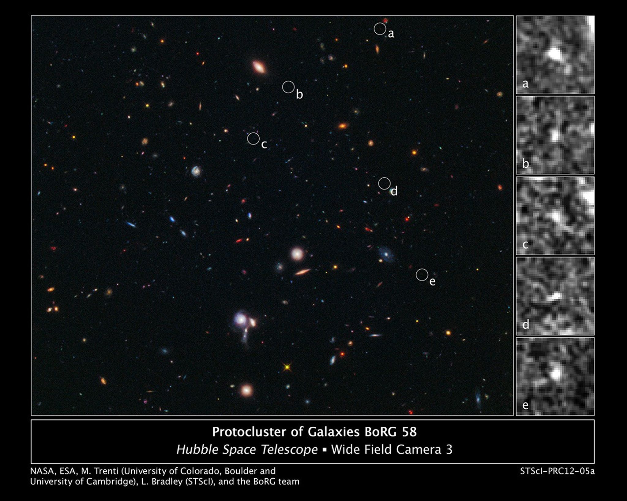 Compass and Scale Image of Borg 58 Galaxy Field - NASA Science
