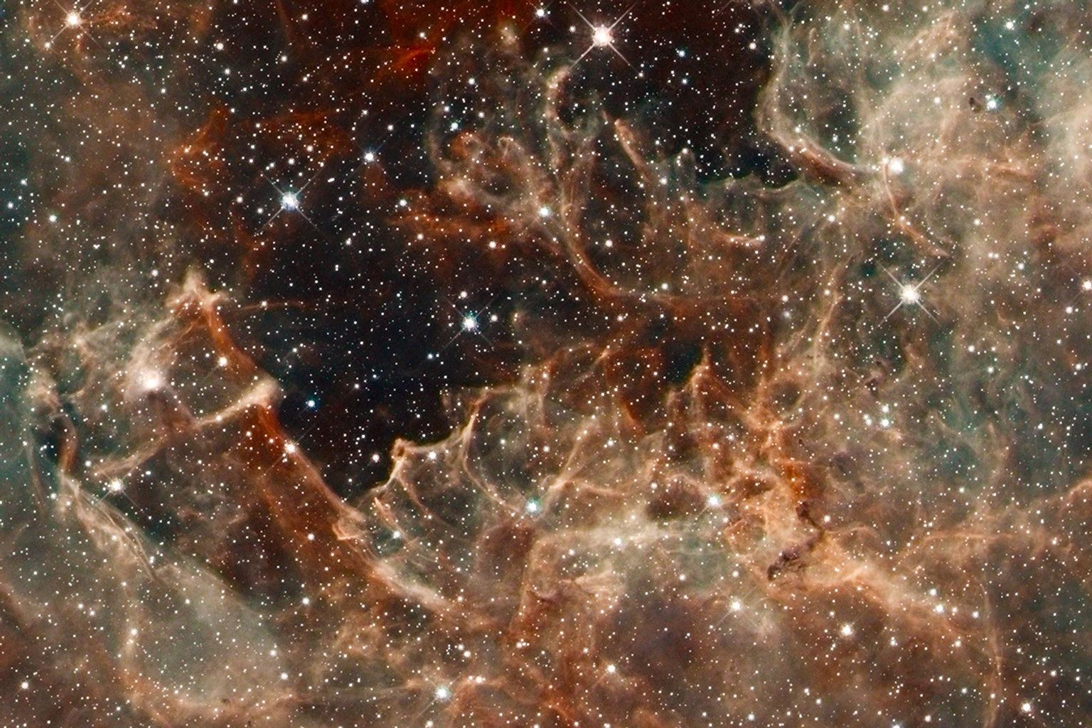 The Tarantula Nebula in the Large Magellanic Cloud - NASA Science