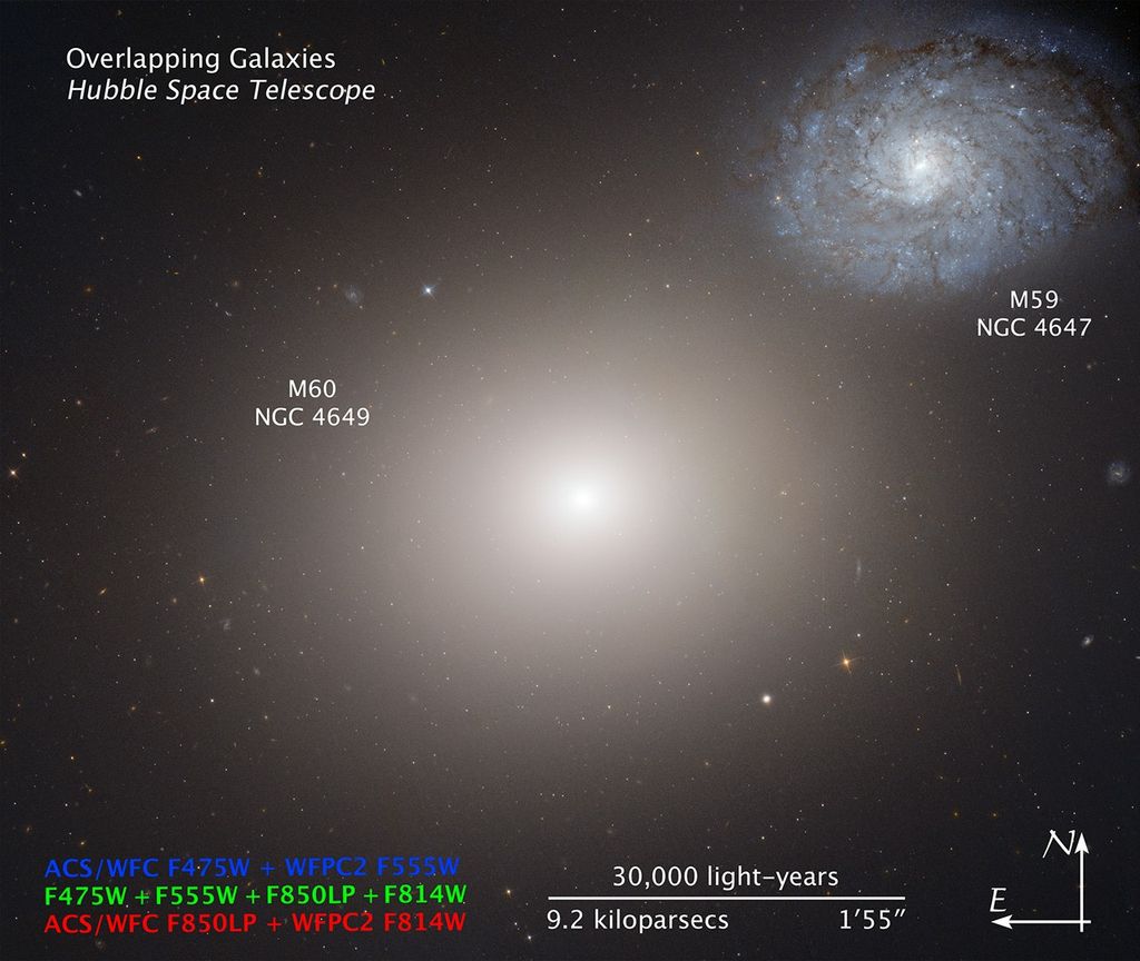Zoom into Galaxy Pair Arp 116 - NASA Science