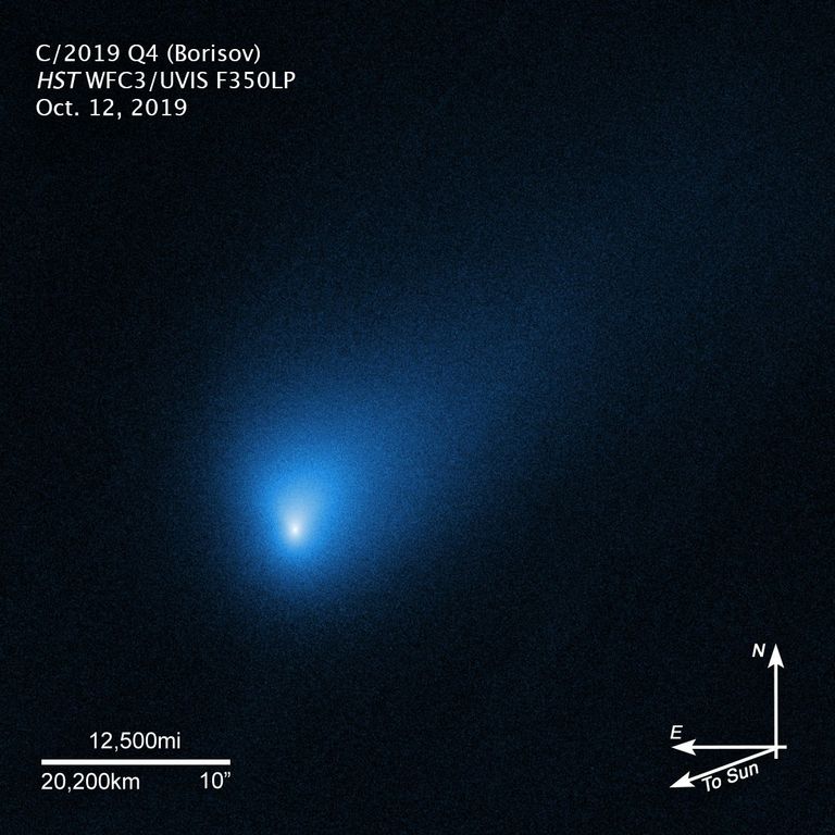 Hubble Observes First Confirmed Interstellar Comet - NASA Science
