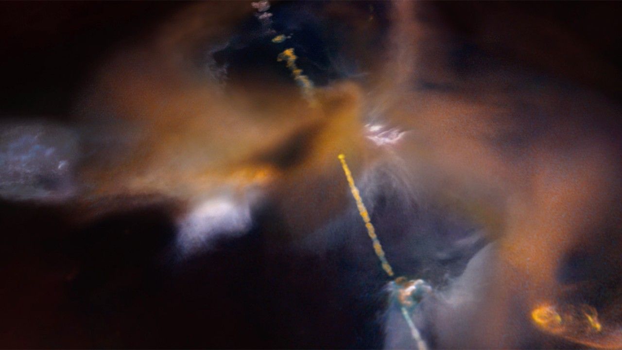 Celestial Lightsabers: Stellar Jets in HH 24 - NASA Science