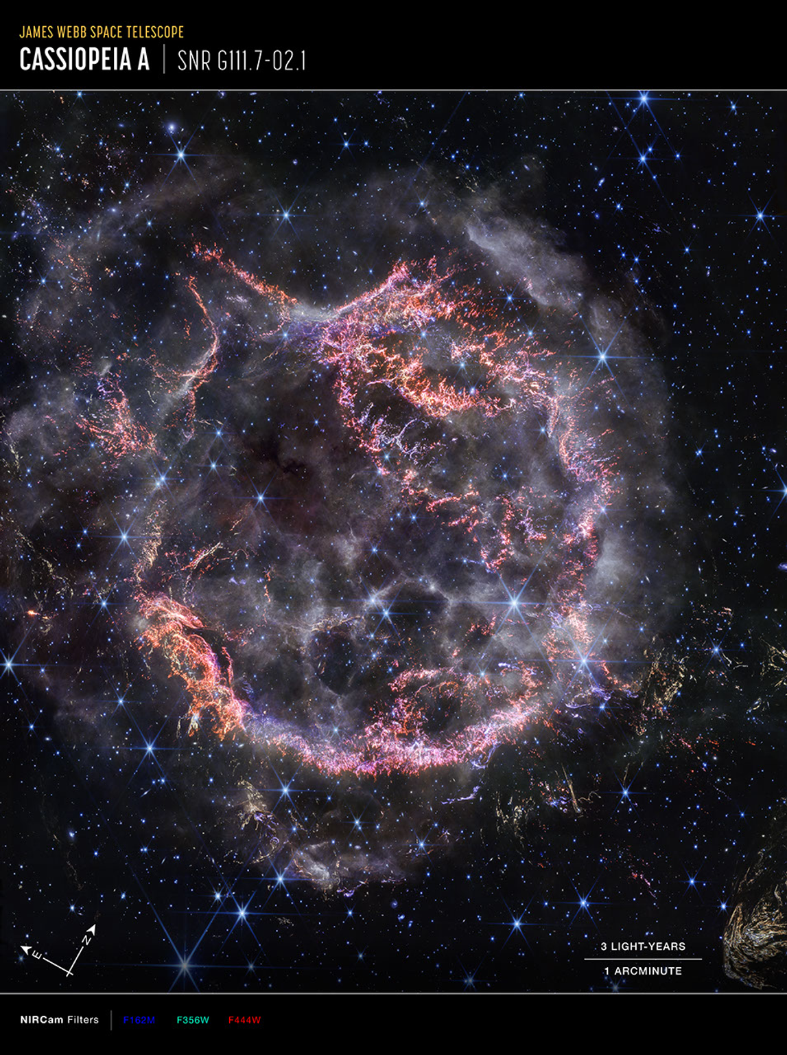 NASA's Webb Stuns With New High-Definition Look at Exploded Star - NASA ...