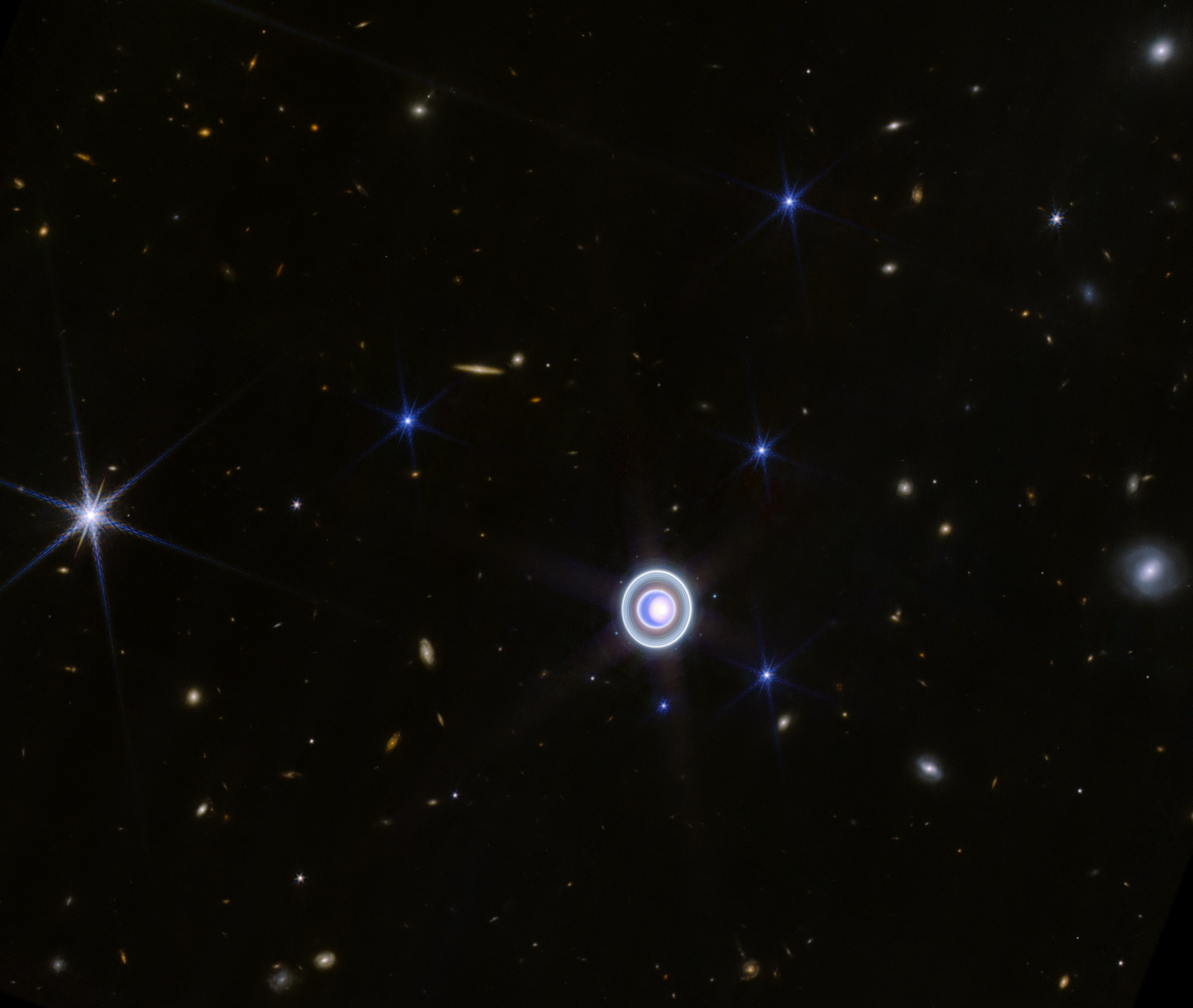 NASA's Webb Rings in Holidays with Ringed Planet Uranus - NASA Science