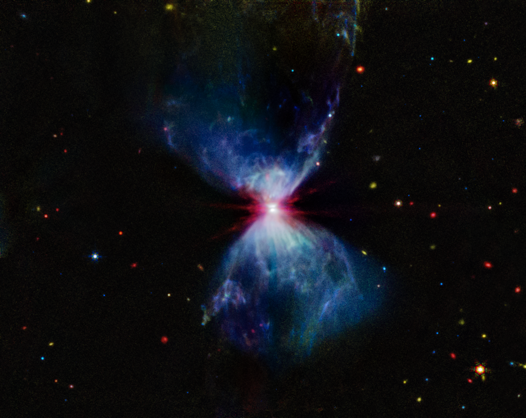 L1527 and Protostar (MIRI Image) - NASA Science