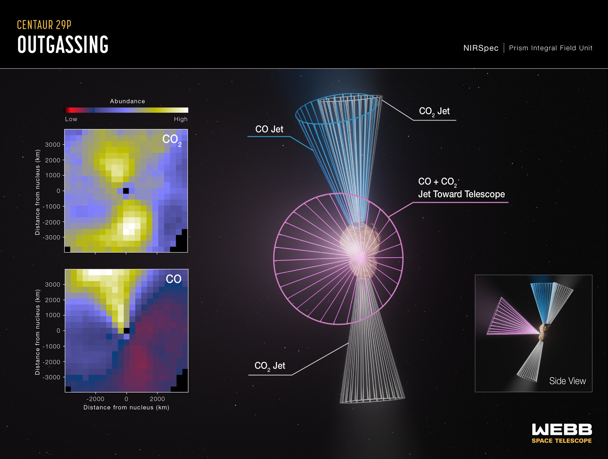 Centaur 29P Outgassing (NIRSpec) - NASA Science
