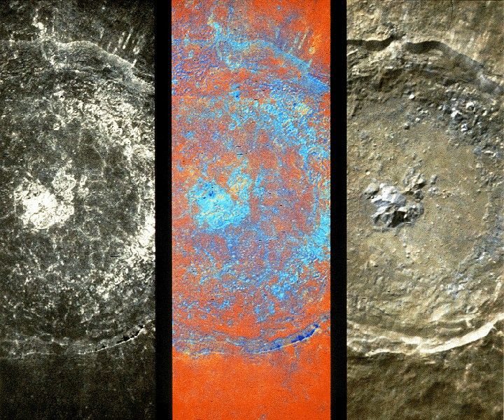 UV/Visible Composite Images of Tycho Crater on the Moon - NASA Science
