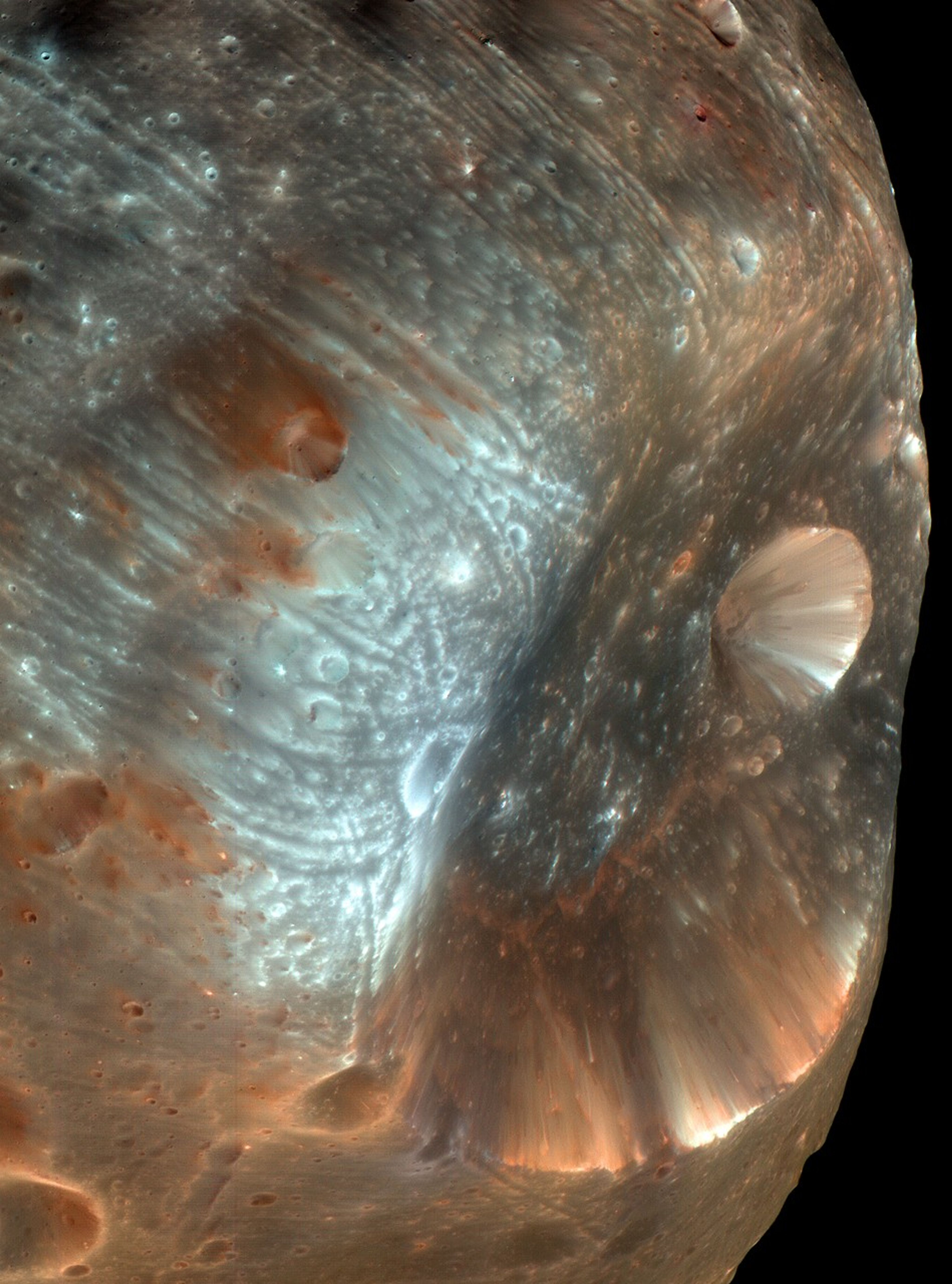 Phobos from 6,800 Kilometers (Color) - NASA Science